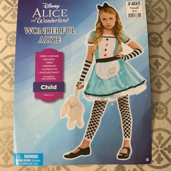 Disney | Costumes | Disney Alice Wonderful Wonderful Alice Child Costume | Poshmark